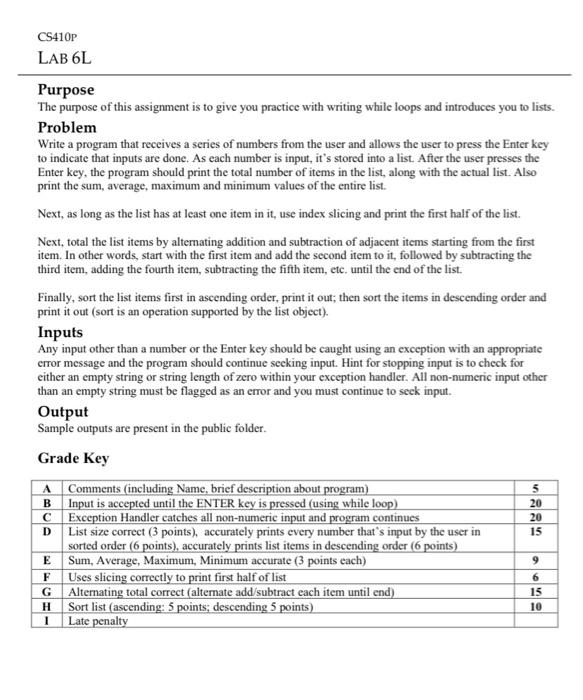 Solved i need help with this python assigment and also im | Chegg.com