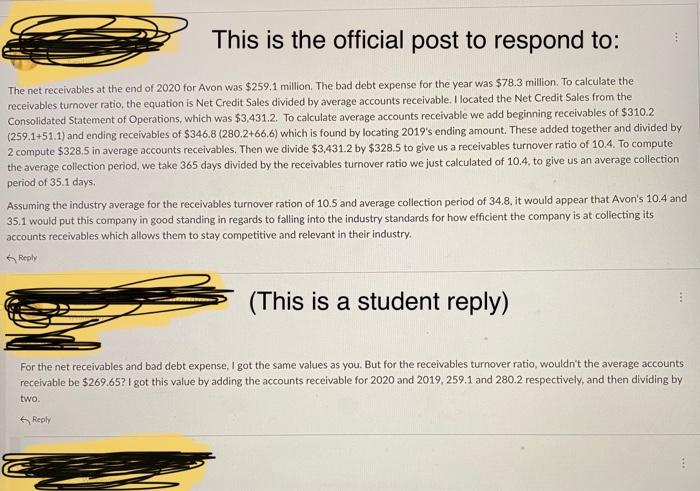 Solved thoughtfully respond to these posts (this is a | Chegg.com