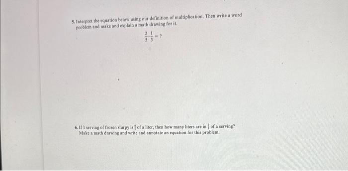 Solved Extending Multiplication to Fractions, Part II [CC5S | Chegg.com