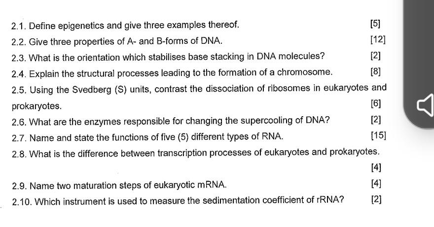 Solved 2.1. Define epigenetics and give three examples | Chegg.com