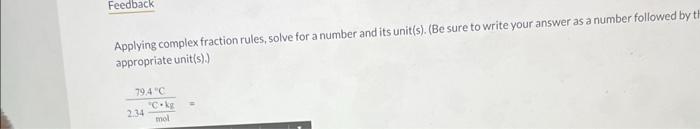 Solved Applying complex fraction rules, solve for a number | Chegg.com