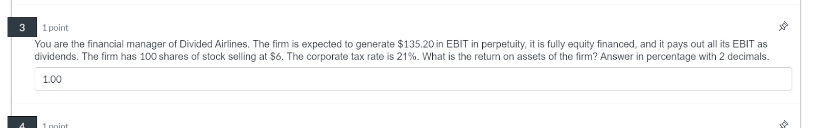 Solved 3 ﻿pointYou are the financial manager of Divided | Chegg.com