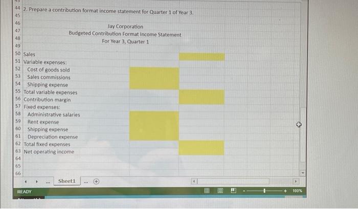 Solved High-Low Method and Contribution Format Income | Chegg.com