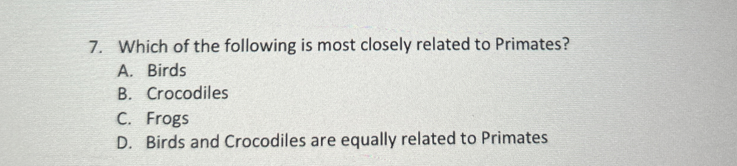 Solved Which of the following is most closely related to | Chegg.com
