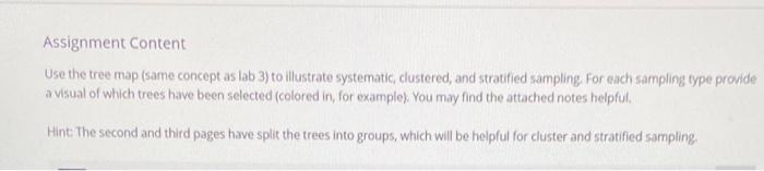 Solved Assignment Content Use the tree map (same concept as | Chegg.com