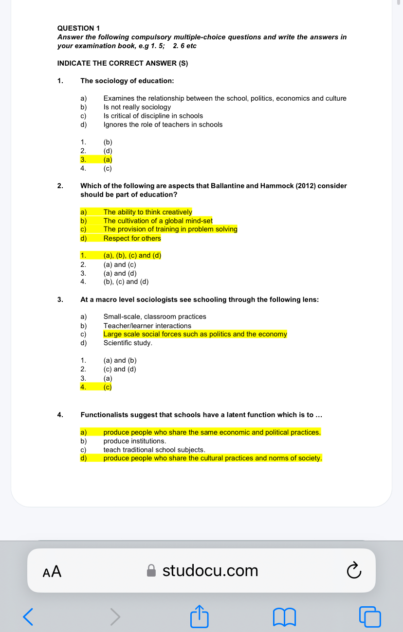 Solved QUESTION 1Answer the following compulsory | Chegg.com
