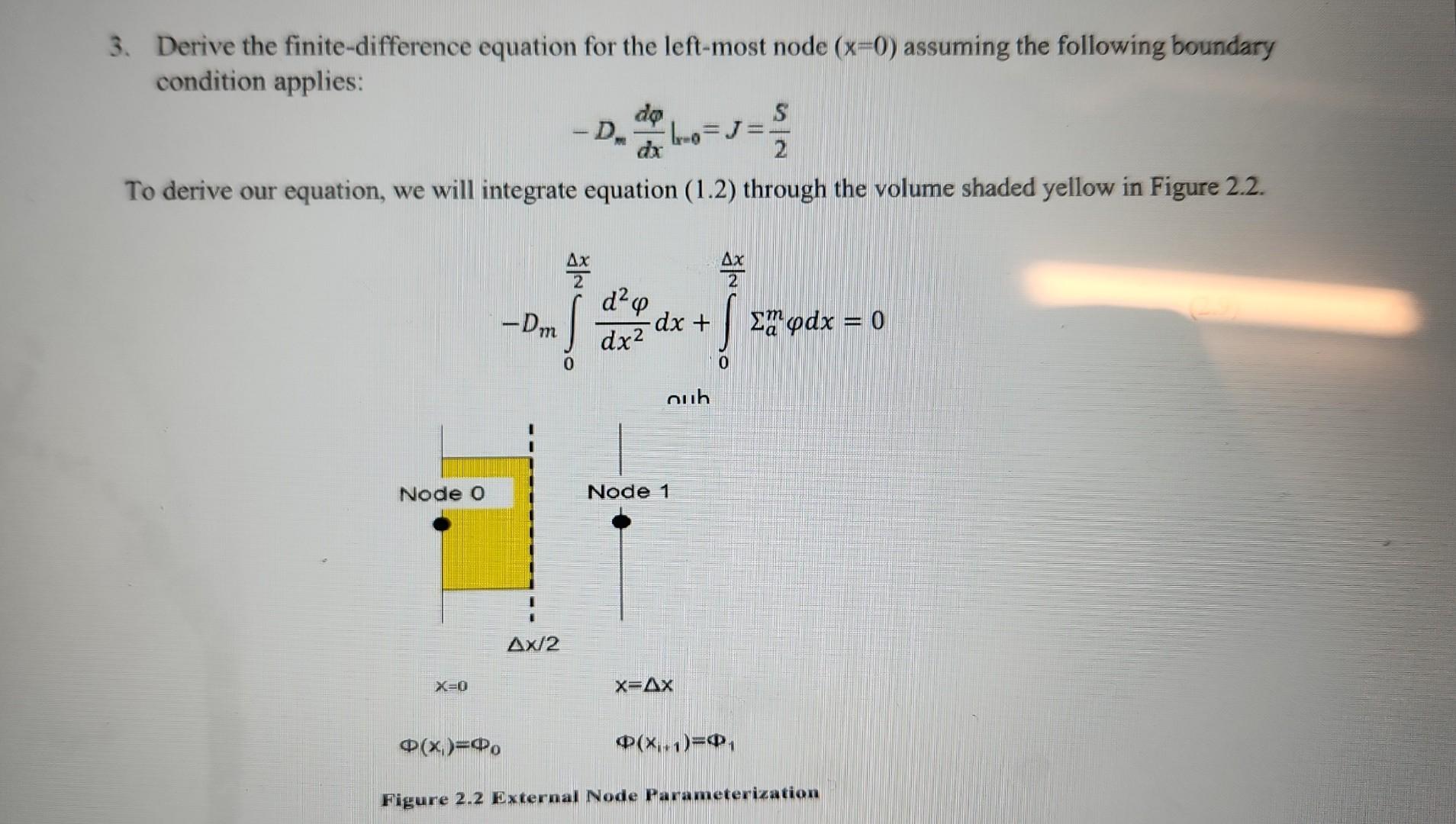 Derive the finite-difference equation for the | Chegg.com