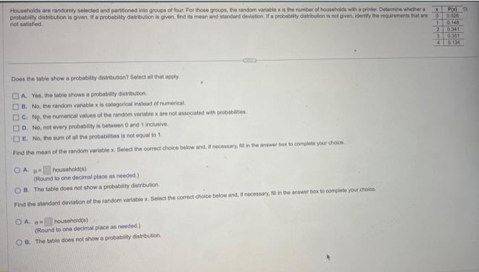 Solved grobabilfy dintribution is given. If a probobility | Chegg.com