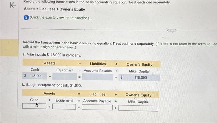 Solved Record the following transactions in the basic | Chegg.com