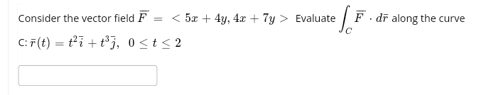 Solved q20 ﻿see image Consider the vector field | Chegg.com