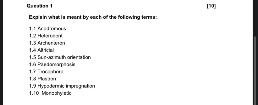 Solved Question 1Explain what is meant by each of the | Chegg.com