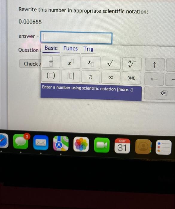 Solved Rewrite this number in appropriate scientific | Chegg.com