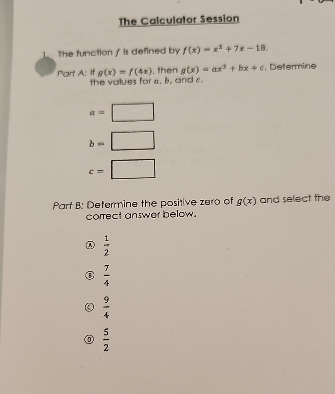 Solved The Calculator SessionThe function f ﻿is defined by | Chegg.com