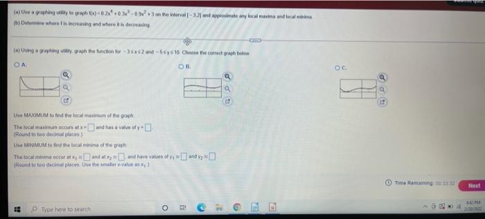 Solved we w graphing try to graph 1060.3x03:03?3on the wolf | Chegg.com
