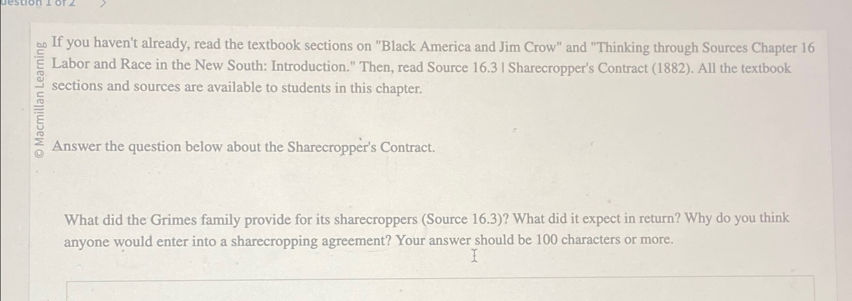 Solved on If you haven't already, read the textbook sections | Chegg.com