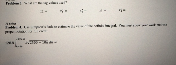 Solved Problem 3. What are the tag values used? xo = xi = x | Chegg.com