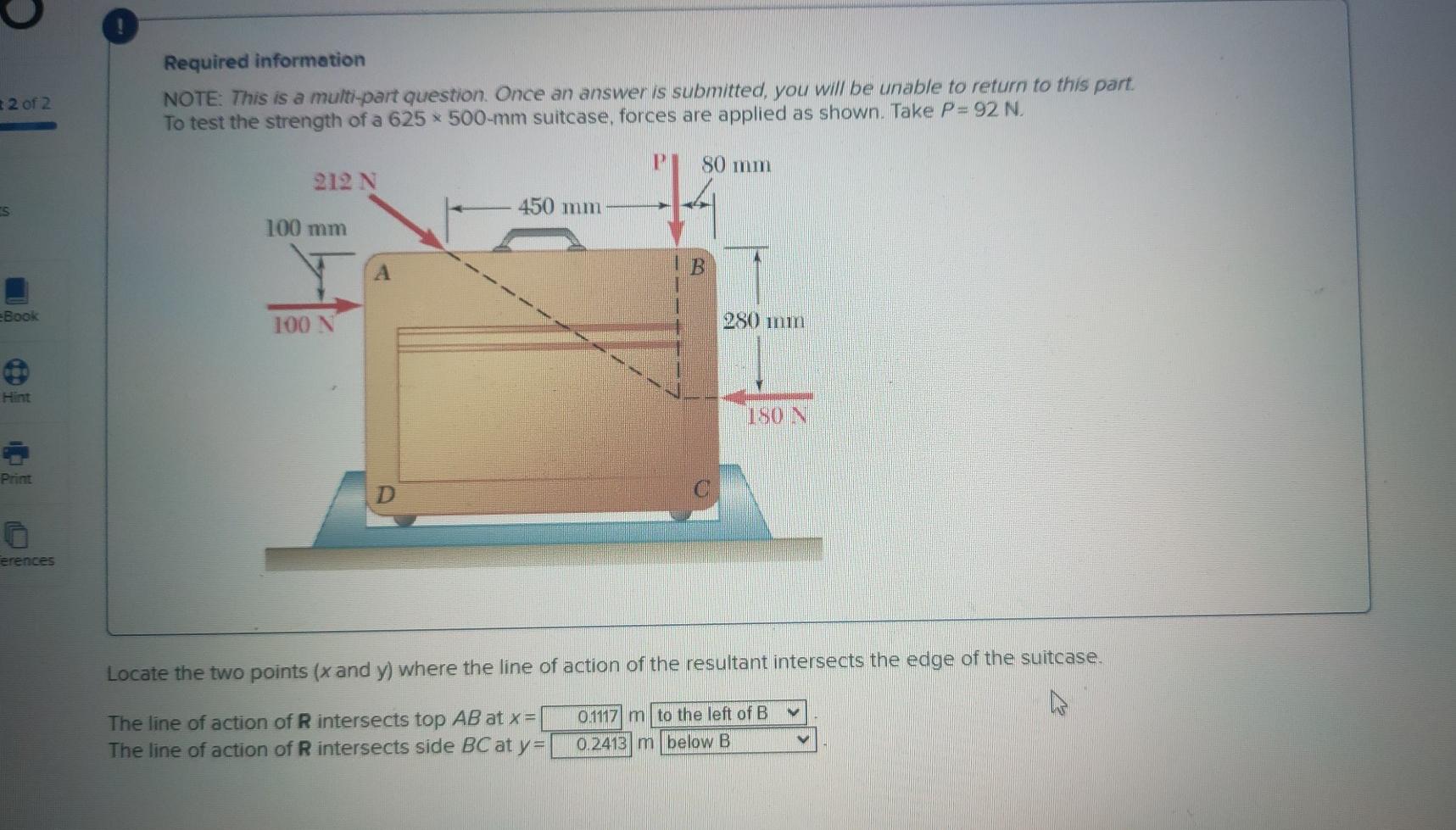 Solved 2 of 2 S Book Hint Print erences Required information | Chegg.com