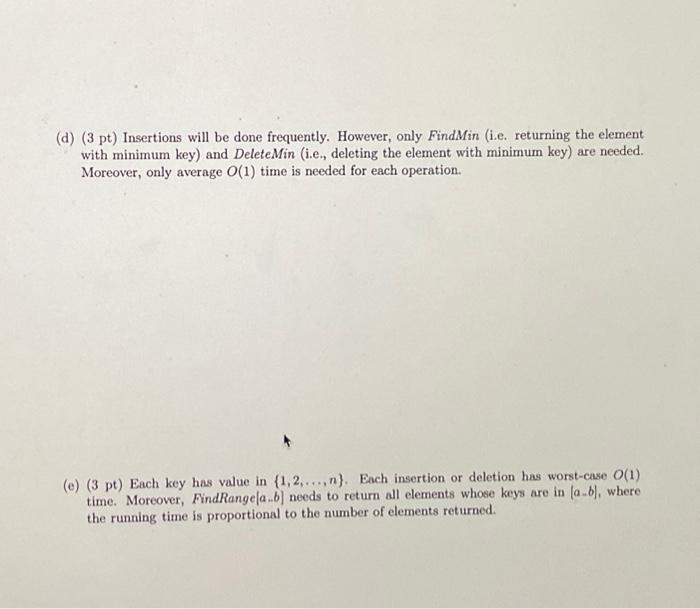 Solved Recall that the dictionary abstract data type stores | Chegg.com