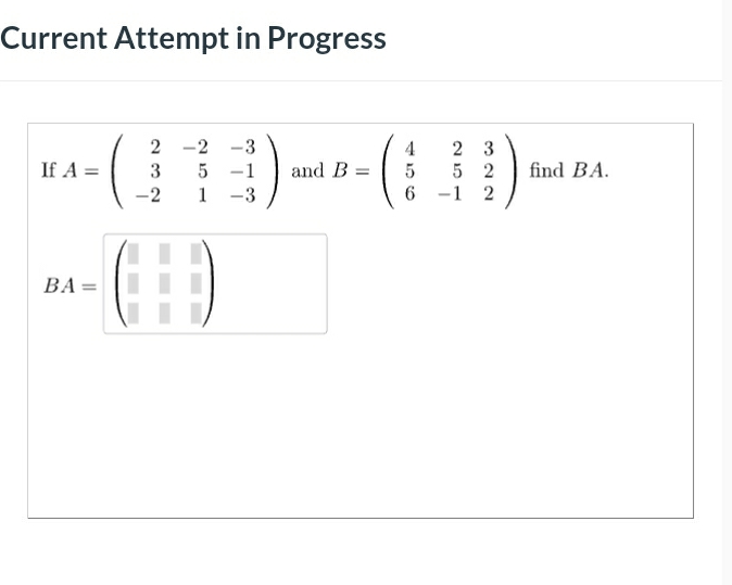 Solved Current Attempt in ProgressIf | Chegg.com