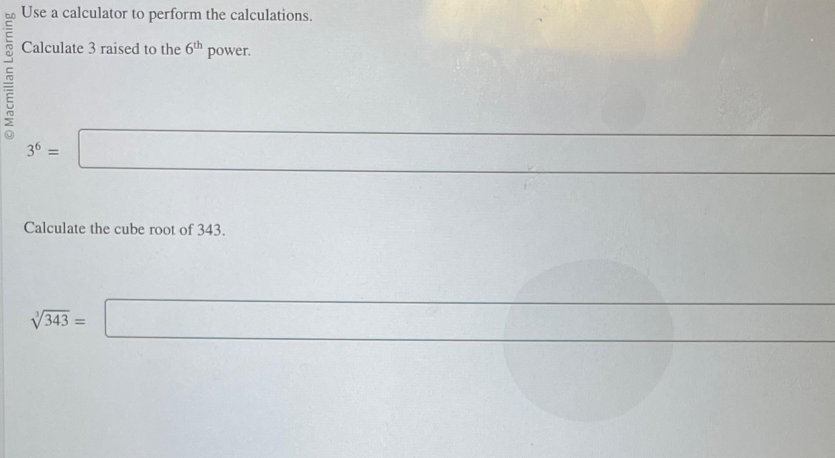Solved Use a calculator to perform the | Chegg.com