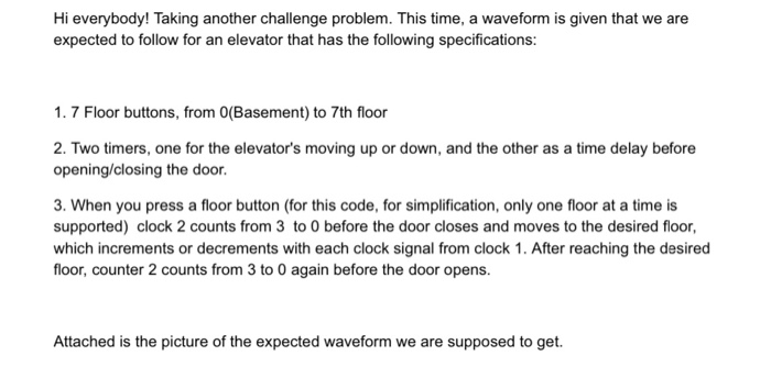 Hi everybody! Taking another challenge problem. This | Chegg.com
