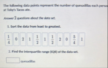 Solved The following data points represent the number of | Chegg.com