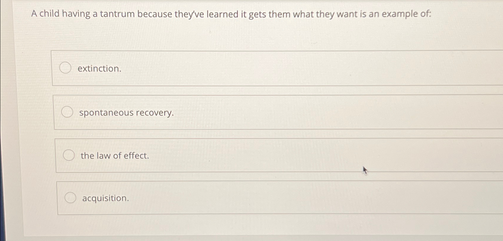 Solved A child having a tantrum because they've learned it | Chegg.com