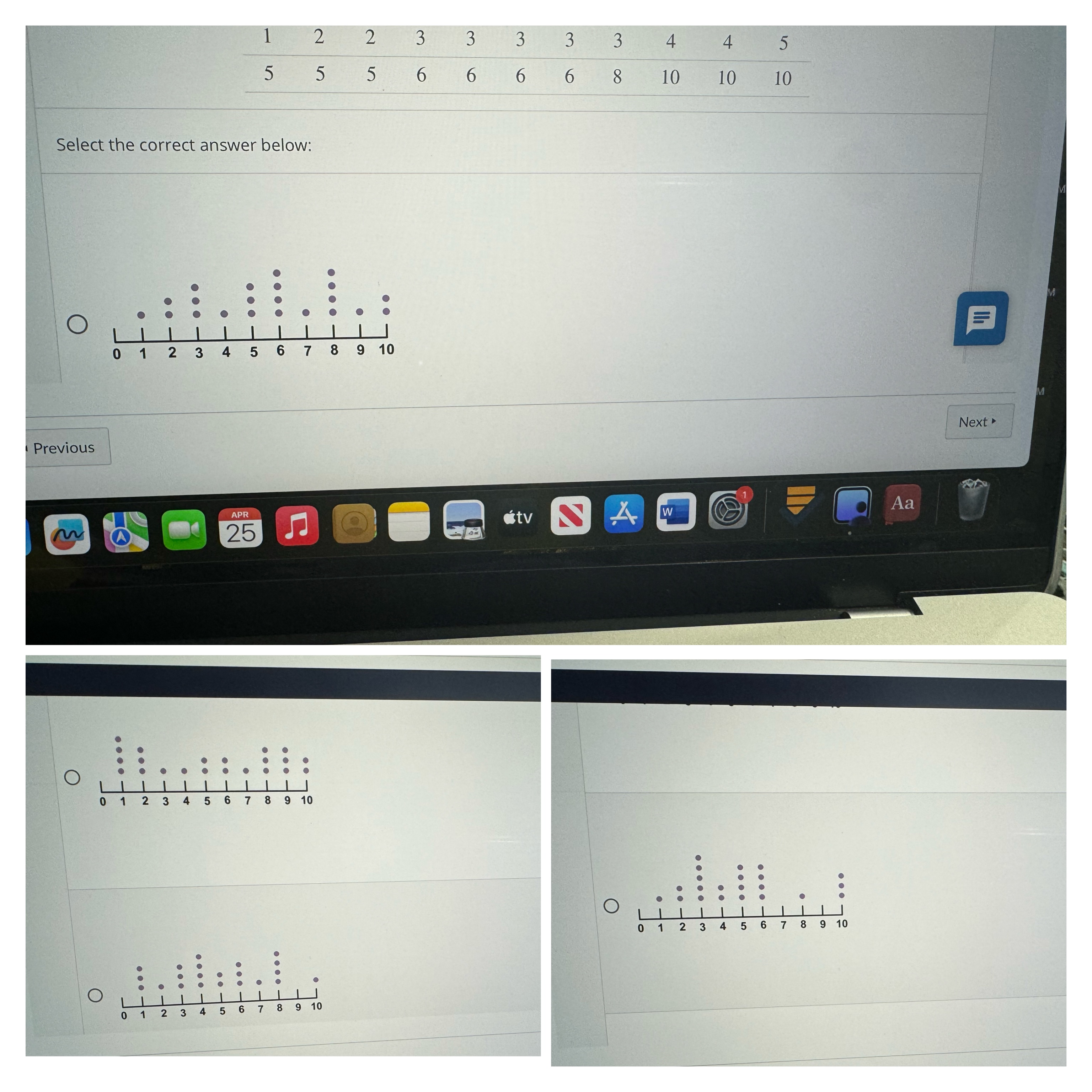 Solved Create a dot plot for the given set of data. | Chegg.com