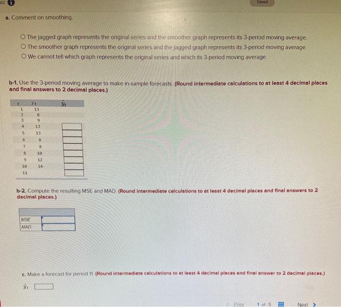 Solved Exercise 18-1 Algo 1 The accompanying data file | Chegg.com