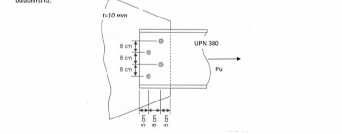 Problem 1: The tensile element made of UPN 380 | Chegg.com