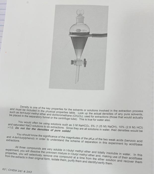 EXPERIMENT 4 - MACROSCALE EXTRACTION Separation of | Chegg.com