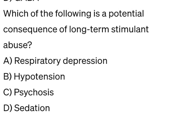 Solved Which of the following is a potential consequence of | Chegg.com