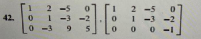Solved In Exercises 39−42, find the elementary row operation | Chegg.com