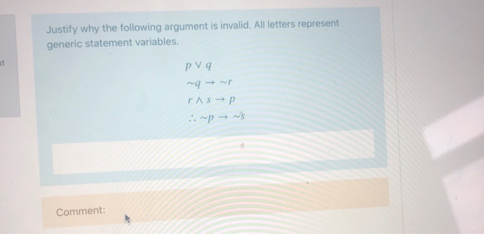 Solved Justify why the following argument is invalid. All | Chegg.com