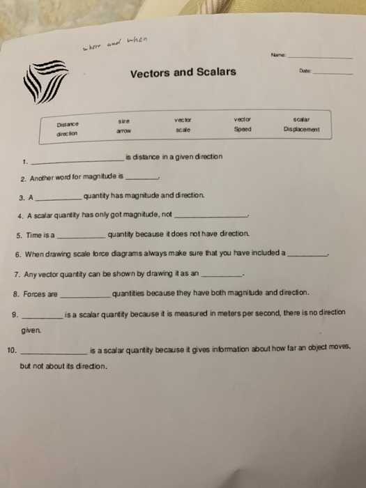 Solved Where And When Vectors And Scalars Distance Direction Chegg Solved Where And When Vectors And Scalars Distance Direction Chegg