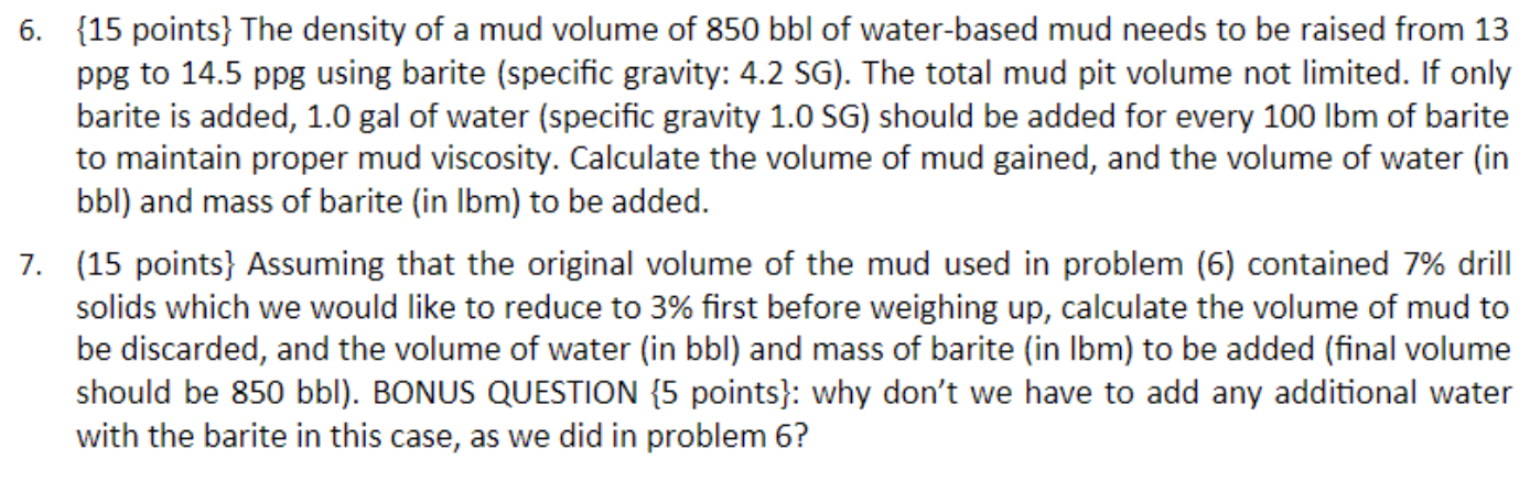 Solved Please answer questions 6 ﻿and 7 ﻿below, including | Chegg.com