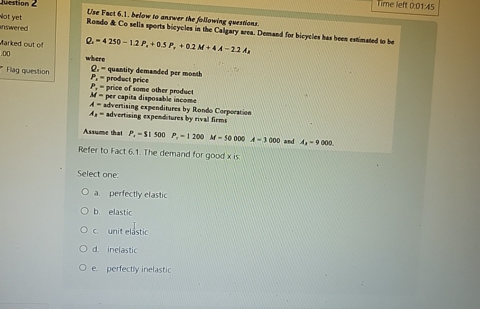 Solved Time left 0:01:45Use Fact 6.1. ﻿below to answer the | Chegg.com