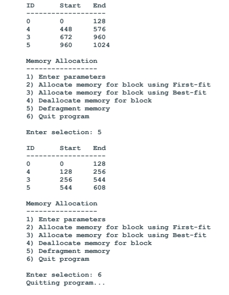 Solved Specification: The program simulates memory | Chegg.com