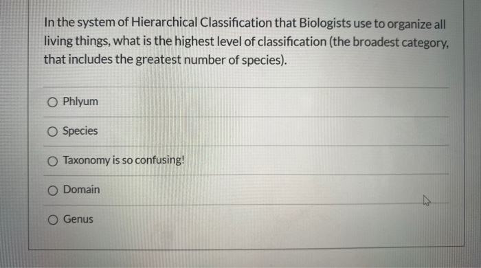 Solved In the system of Hierarchical Classification that | Chegg.com
