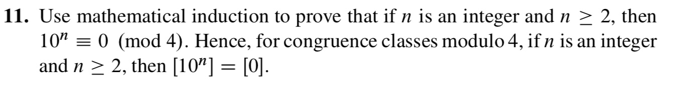 Solved prove that if n ﻿is an integer and n≥2, ﻿then | Chegg.com