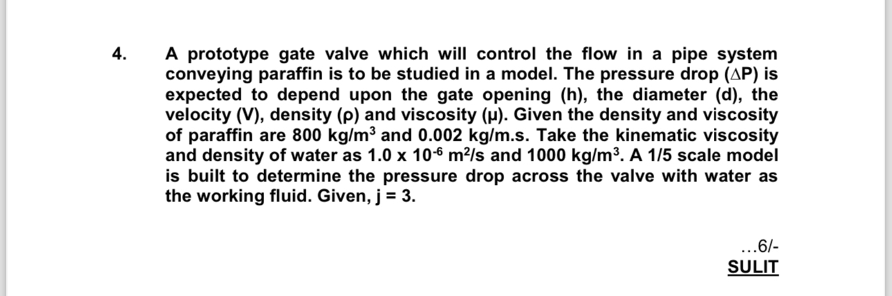 Solved A prototype gate valve which will control the flow in | Chegg.com