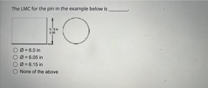 Solved The LMC for the pin in the example below is FC €.15 | Chegg.com