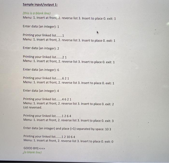 Solved Adding More Functions To Linked List In The Lecture Chegg