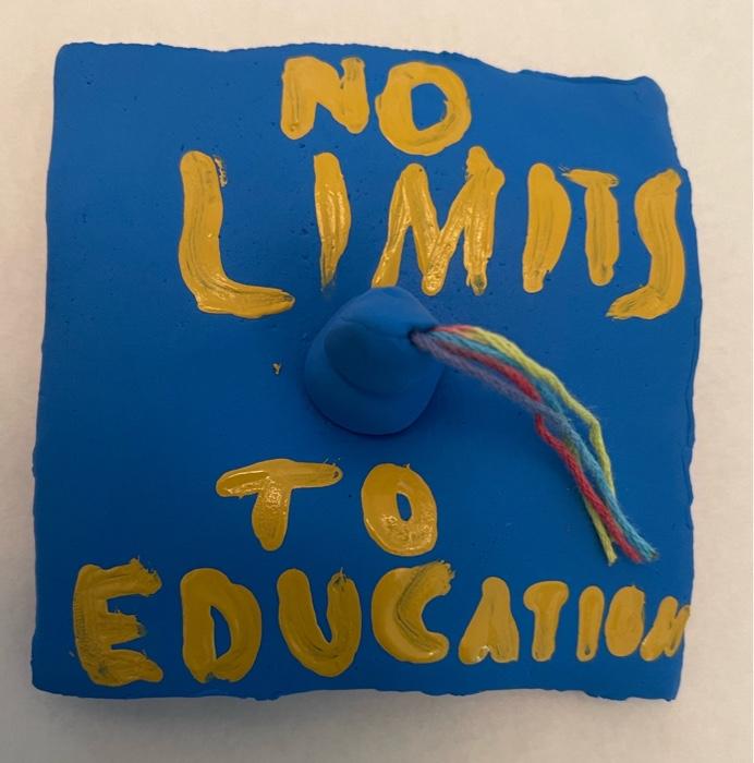NO LIMITS TO EDUCATION. I made this graduation cap | Chegg.com