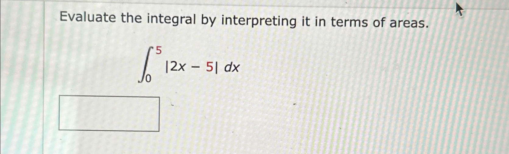 Solved Evaluate the integral by interpreting it in terms of | Chegg.com