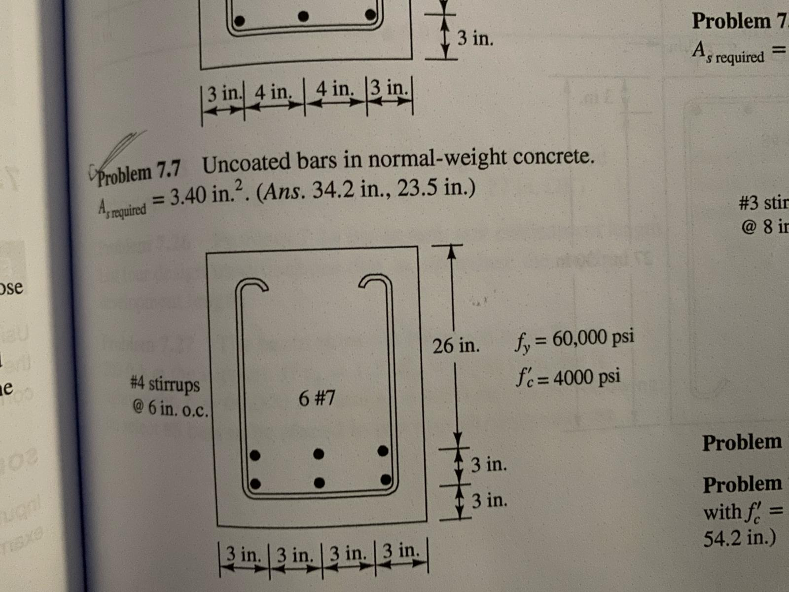 Solved Problem 7.7 ﻿ Uncoated bars in nominal-weight | Chegg.com