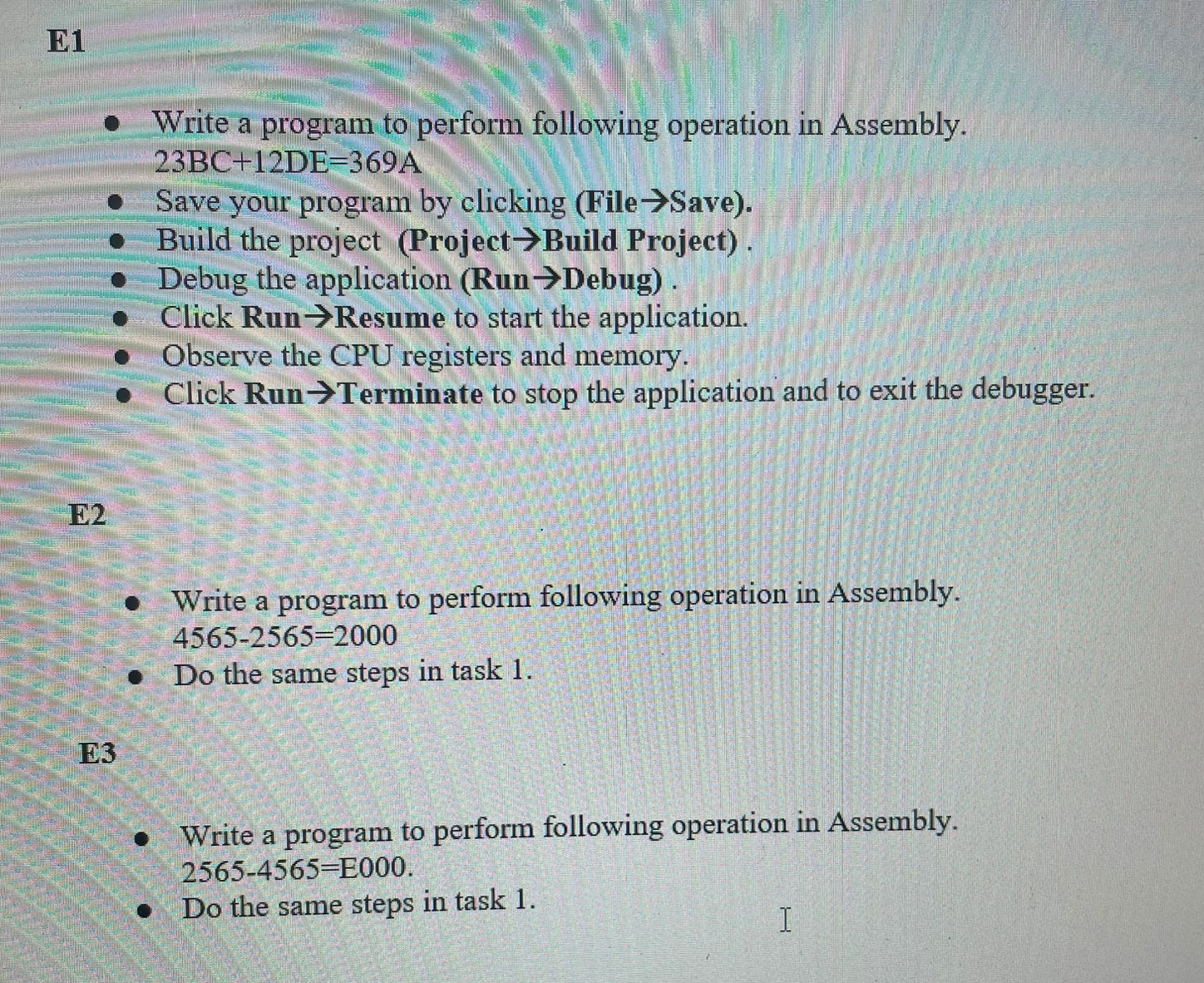 Solved Write a program to perform following operation in | Chegg.com