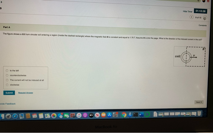 Solved Hide Timer 01:12:28 1 Part A The figure shows a 600 | Chegg.com