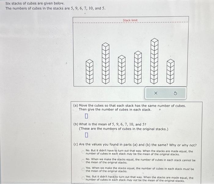 Solved 1 Six stacks of cubes are given below. The numbers of | Chegg.com Solved 1 Six stacks of cubes are given below. The numbers of | Chegg.com