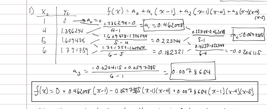 Solved a3=6−1−0.0204115+0.0597385=0.0078654f(x)=0+0.462098(x | Chegg.com